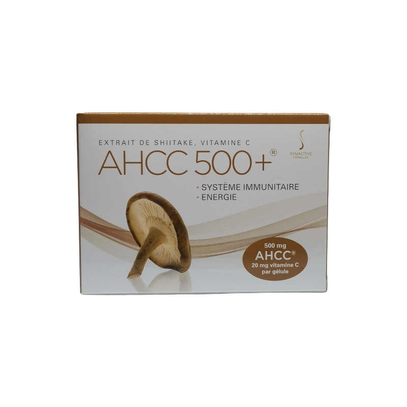 AHCC 500+ en 60 capsules - SYMACTIVE